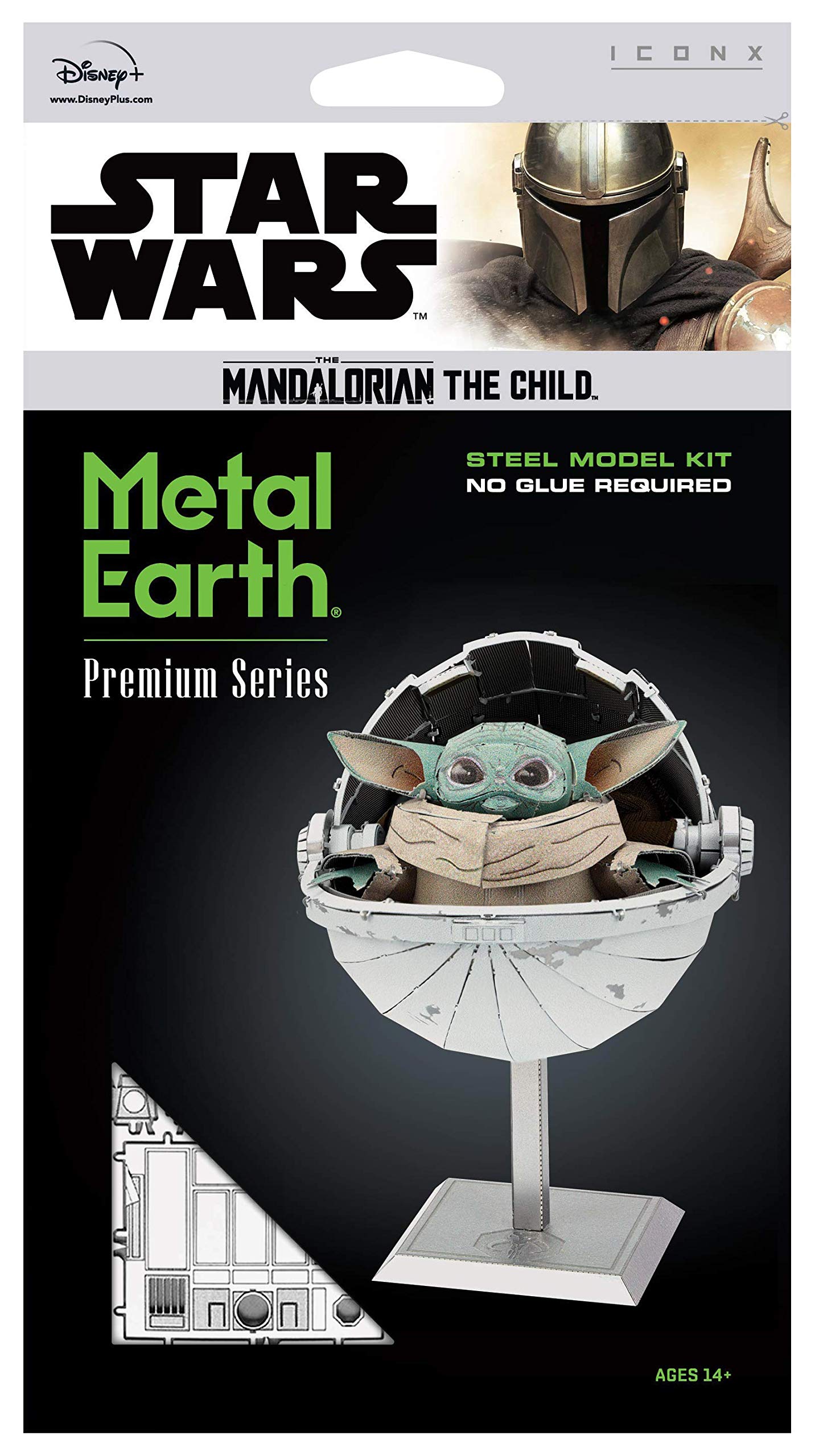 Metal Earth Premium Series Star Wars Mandalorian The Child 3D Metal Model Kit Fascinations