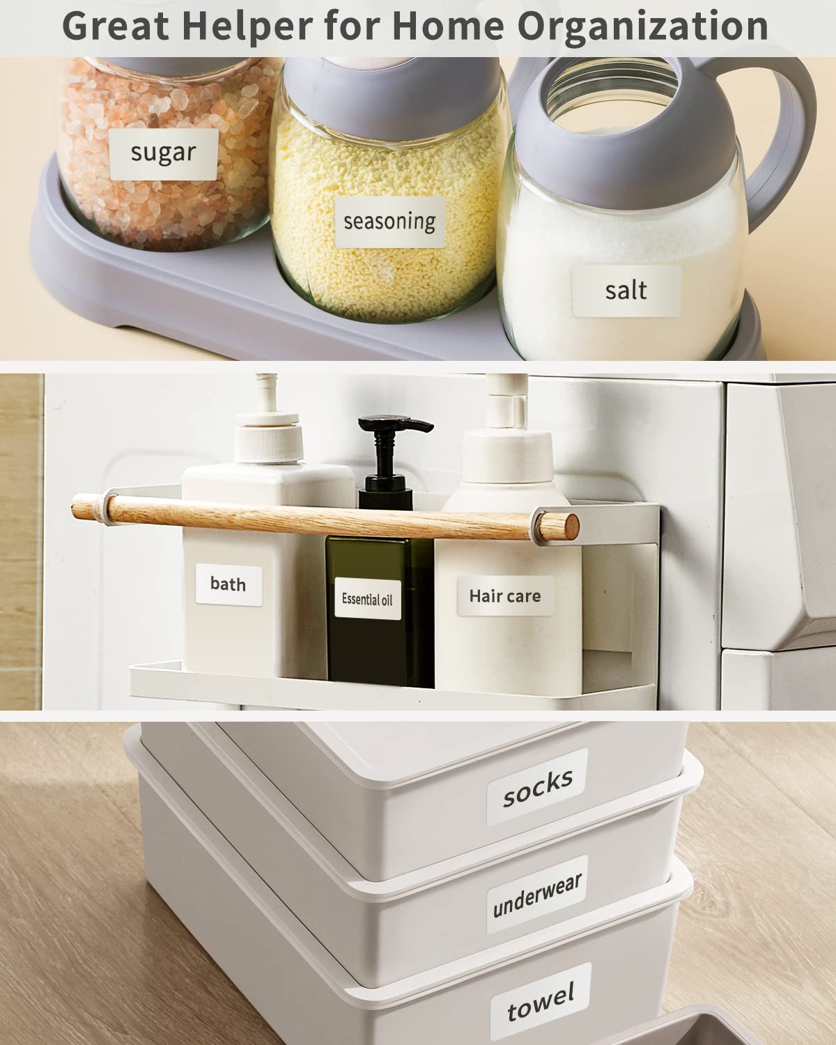 JADENS Label Maker Machine with Tape, Mini Bluetooth Label Printer, Thermal Labeler, Multiple Templates Available for Smartphone, Easy to Use for Office Home Organization USB Rechargeable