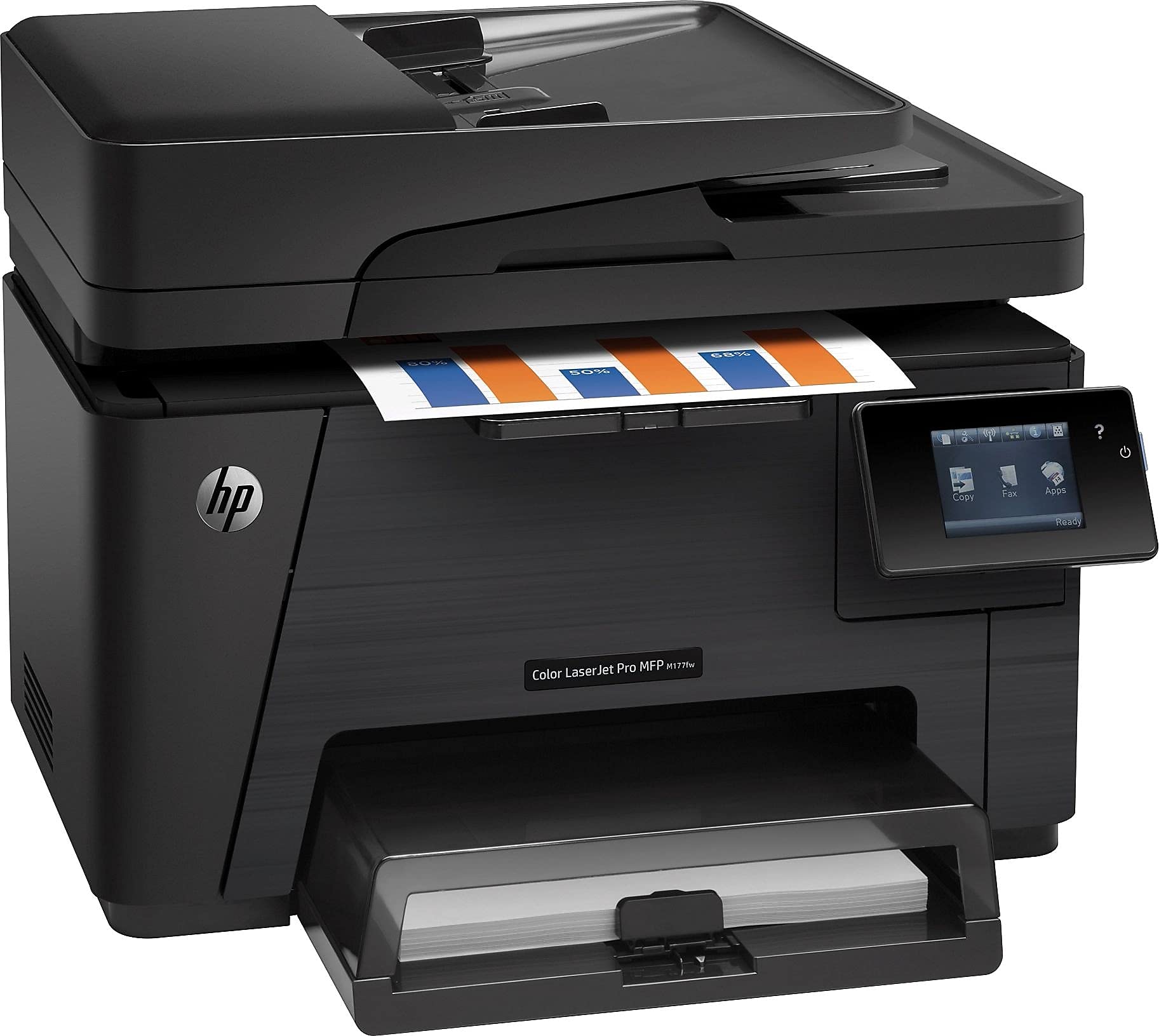 HP Laserjet Pro M177fw Wireless All-in-One Color Printer, (CZ165A)