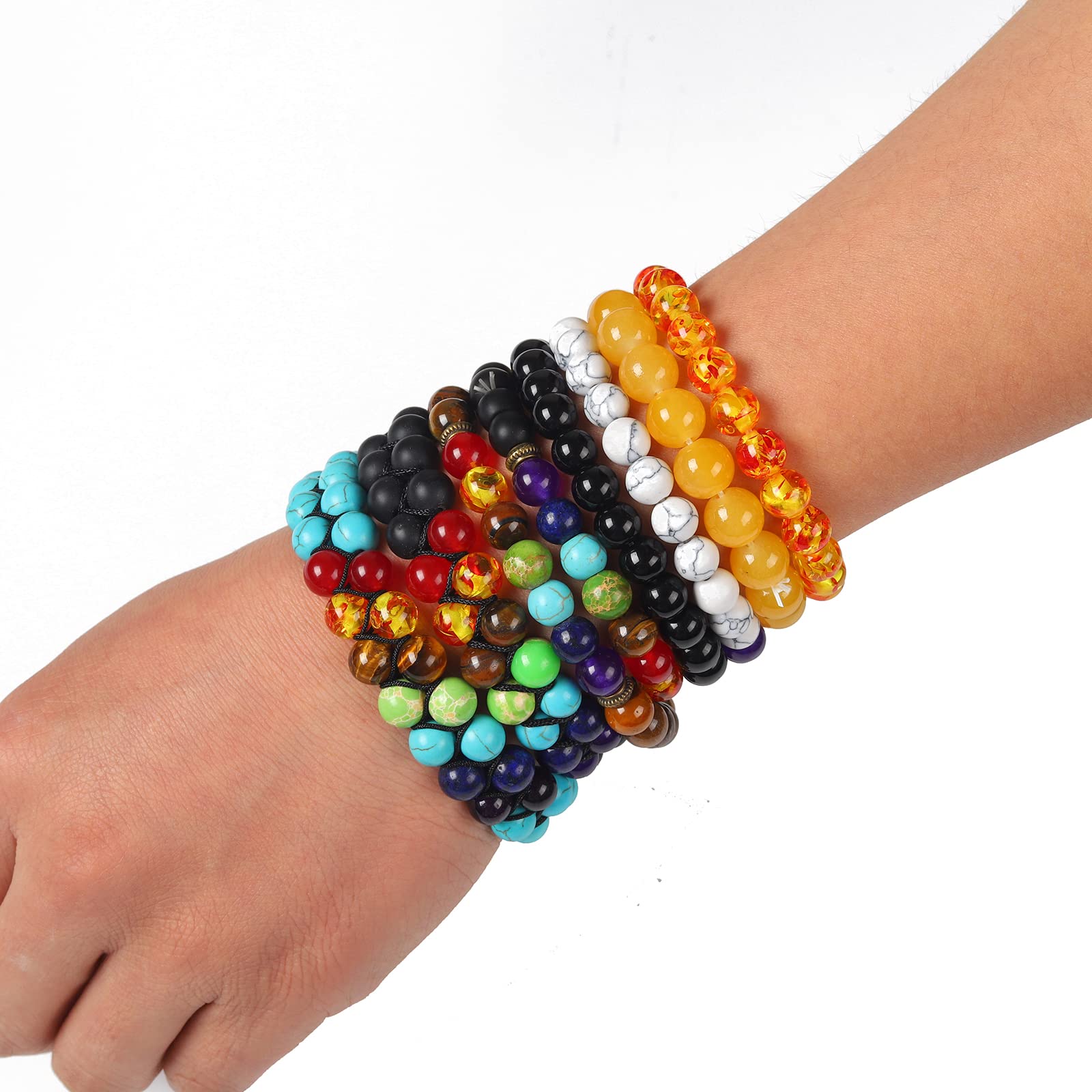 Beads for Jewelry Making Bulk ,Crystal Beads Bracelet Making kit Mixed 300pcs Healing Bead Rock Loose Nature Stone Gemstone for DIY Bracelet Necklace Essential Oil