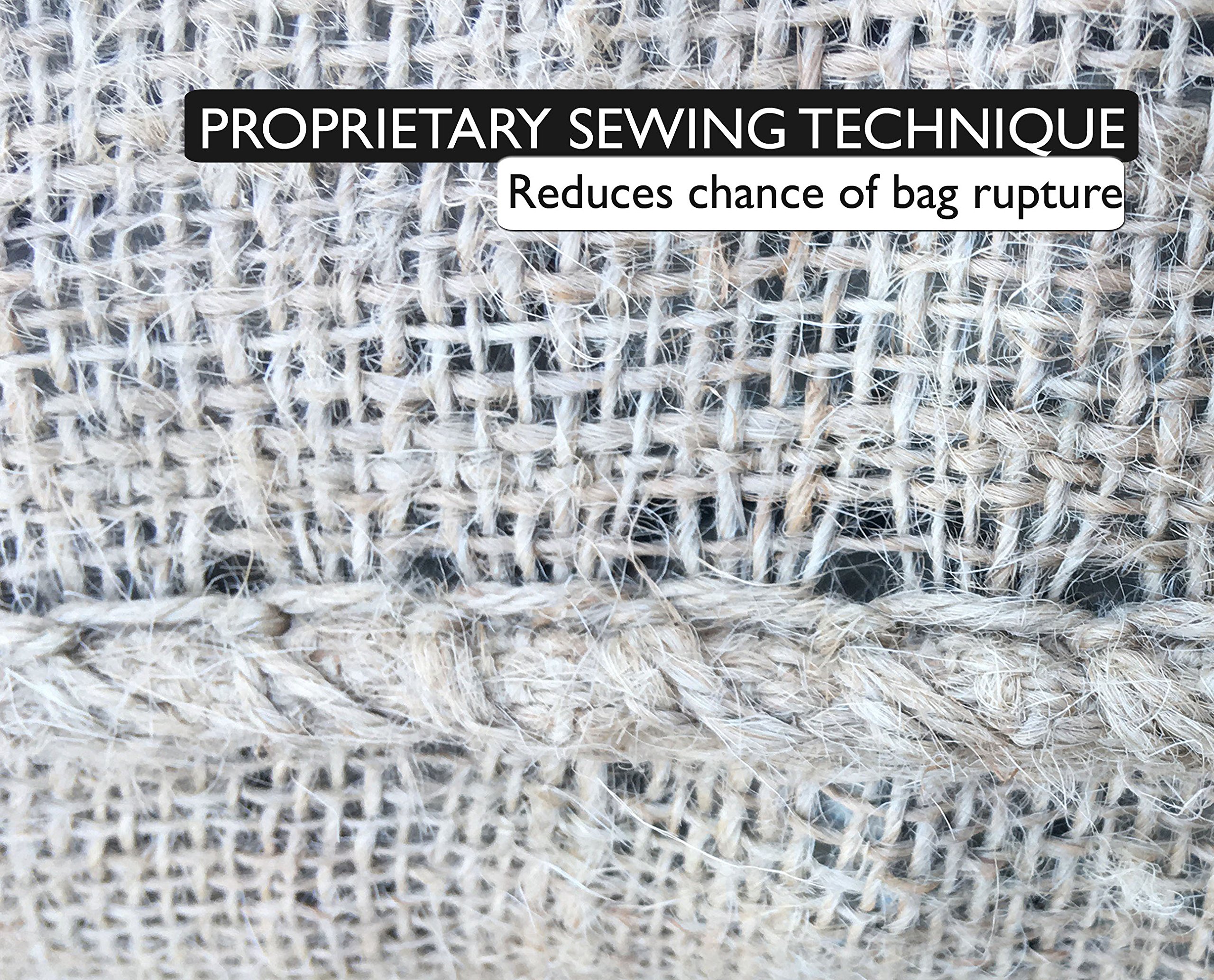 Sandbaggy Small Burlap Bag Wholesale Bulk - Size: 12" x 19" - Sandbags - Sand Bag - 100% Biodegradable - Gift Wedding Bags - Gift Craft Bags (3 Bags)