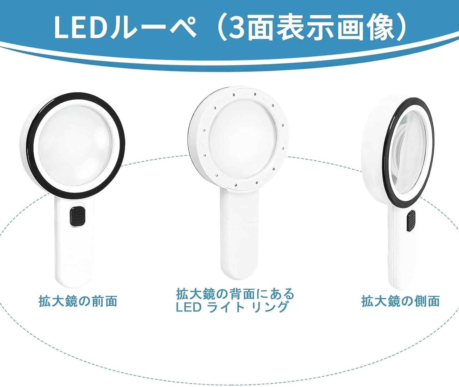 Magnifying Glass with Light, 30X Handheld Large Illuminated Magnifier, Reading Magnifying Glass with for Seniors Read, Coins, Stamps, Map, Inspection, Macular Degeneration
