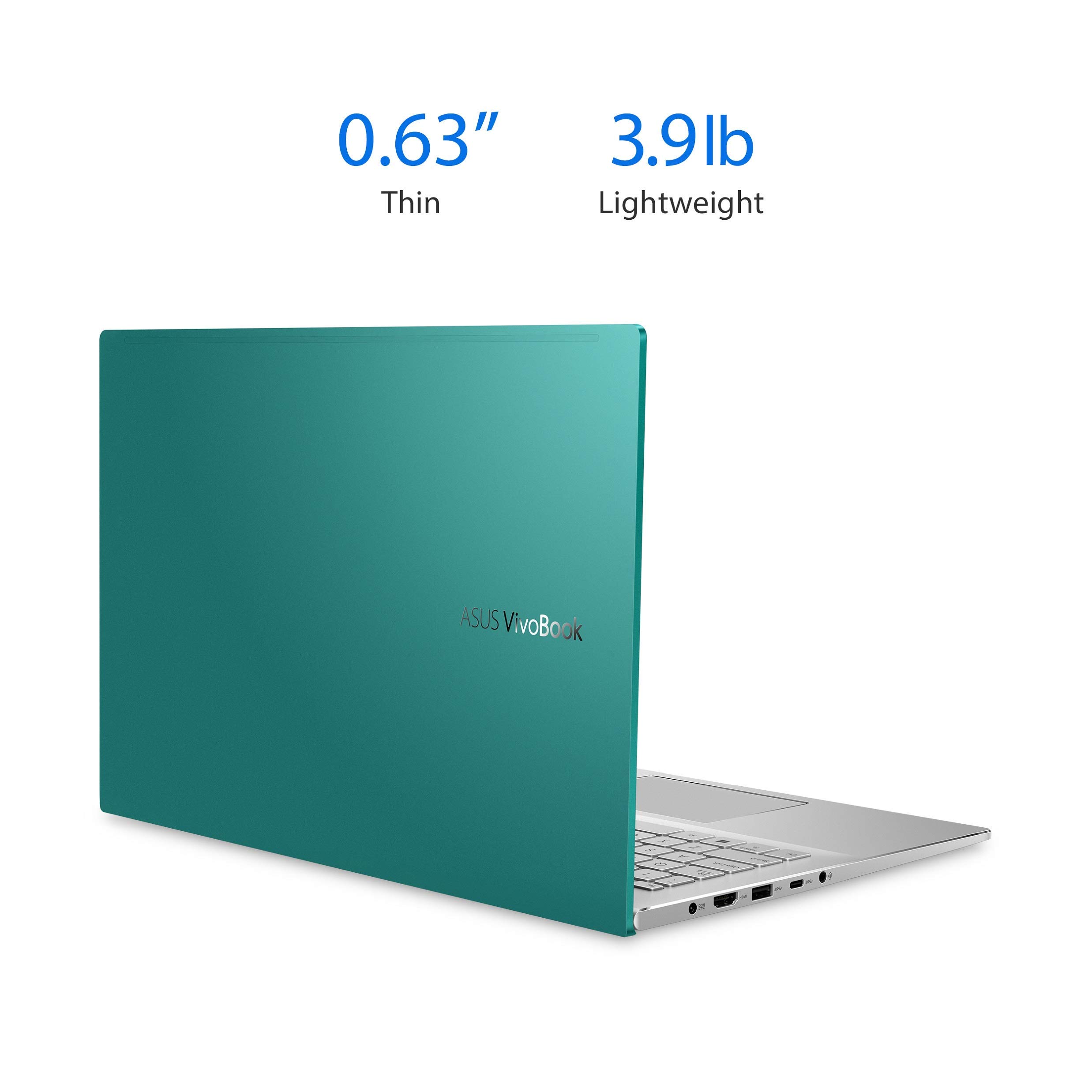 ASUS VivoBook S13 Thin and Light Laptop, 13.3 FHD Display, Intel Core i5-1035G1 CPU, 8GB LPDDR4X RAM, 512GB PCIe SSD, Windows 10 Home, Fingerprint Reader, Dreamy White, S333JA-DS51-WH (Renewed)
