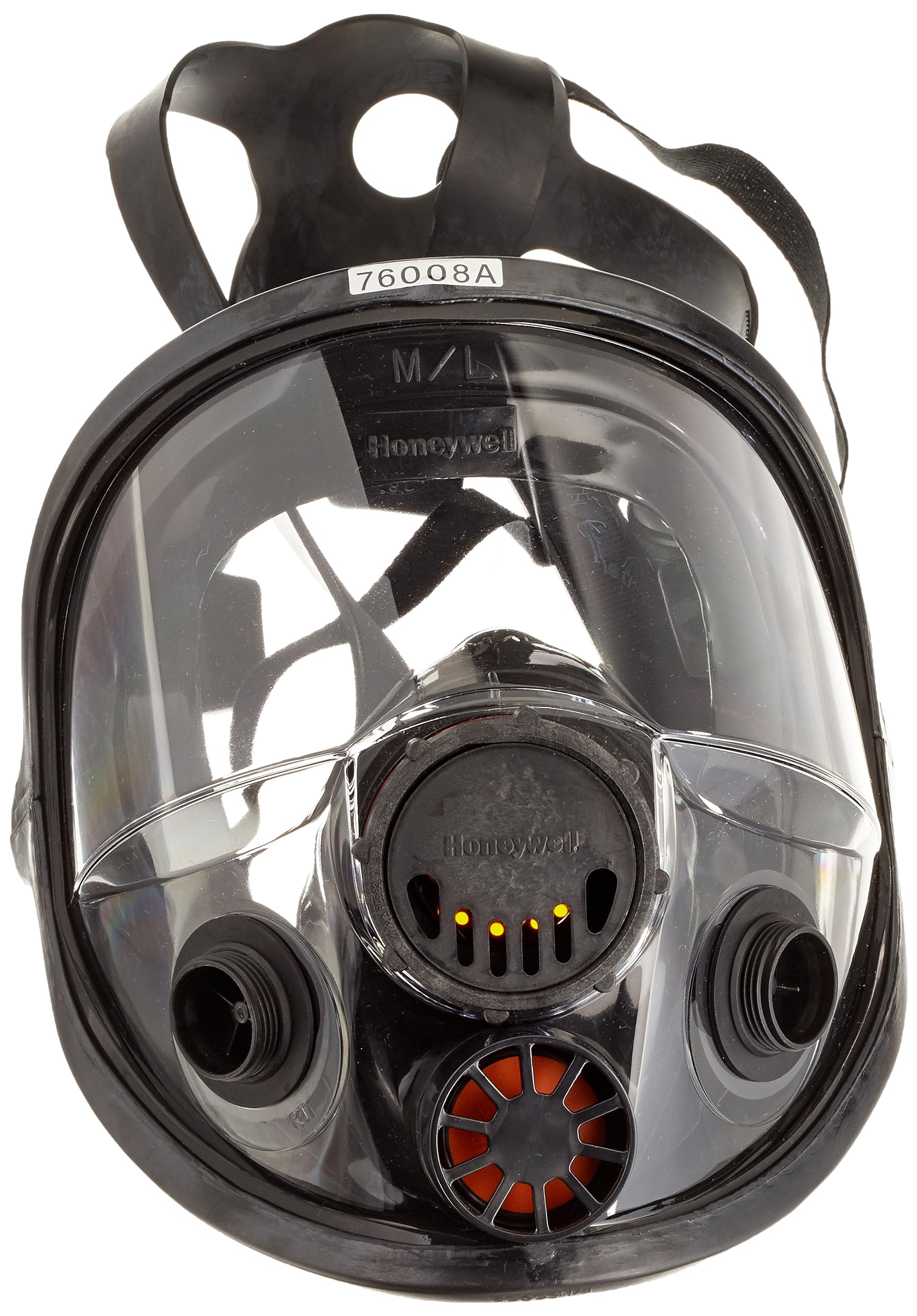 Honeywell Home 760008A North Safety Products, 7600 Series Full Facepiece Respirator, Dual Cartridge, Medium/Large