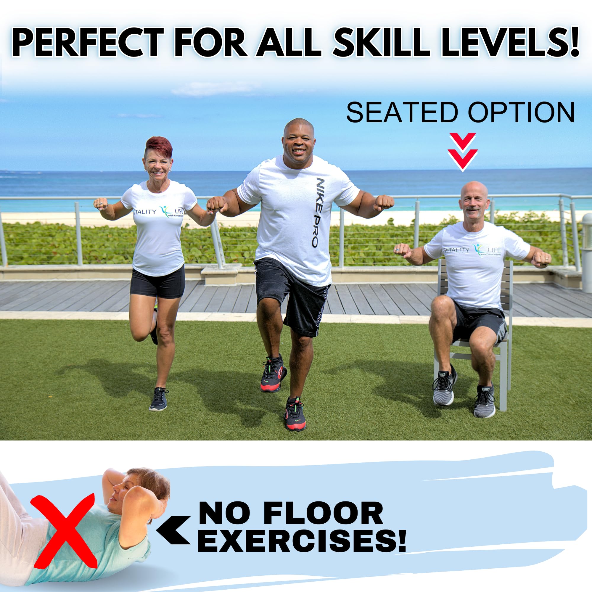 STRENGTHENING EXERCISES FOR SENIORS DVD + Poster + Resistance Band. Renew - Strength - Stamina. DVD Exercise for Seniors and Beginners. Resistance Band Workouts for Seniors. Exercise Seniors DVD.