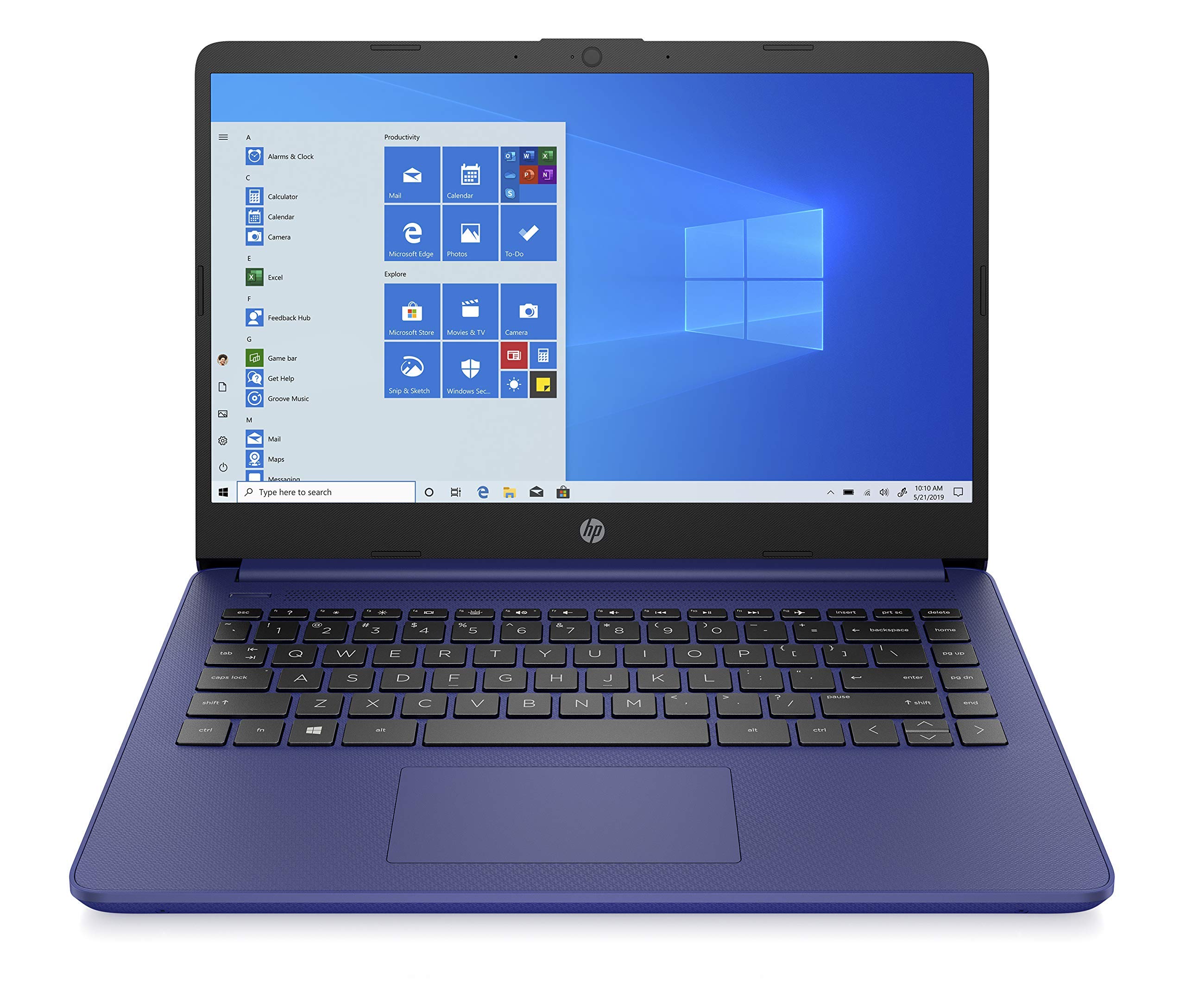 HP 14 Laptop, AMD 3020e, 4 GB DDR4 RAM, 64 GB eMMC Storage, 14-inch HD Touchscreen Display, Windows 10 Home (14-fq0040nr, 2020 Model) (Renewed)
