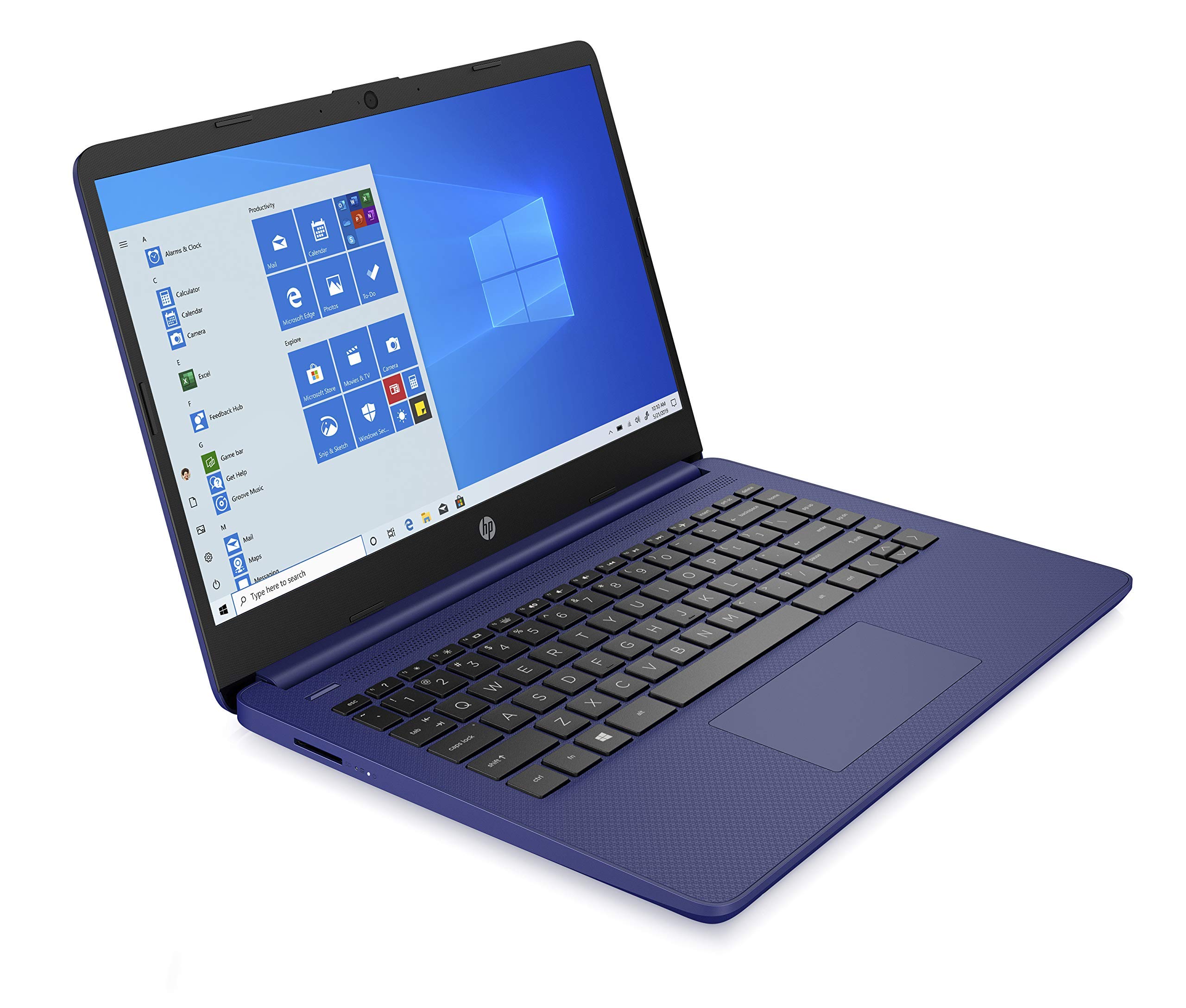 HP 14 Laptop, AMD 3020e, 4 GB DDR4 RAM, 64 GB eMMC Storage, 14-inch HD Touchscreen Display, Windows 10 Home (14-fq0040nr, 2020 Model) (Renewed)