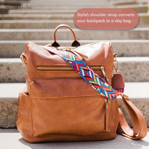 modern+chic Brielle Convertible Bag, Women's Backpack Purse with Shoulder Strap