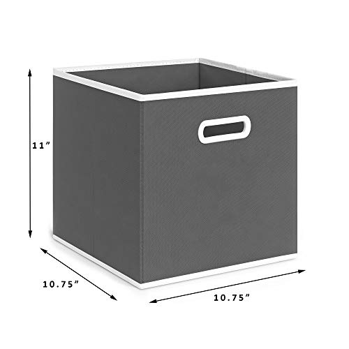 11" Fabric Storage Bin (pack of 6) (Pink)