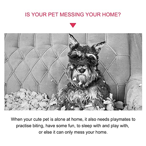 Q.Y.HOME Stuffing Squeaky Plush Dog Toy Chew Speak Toy (Elephant)