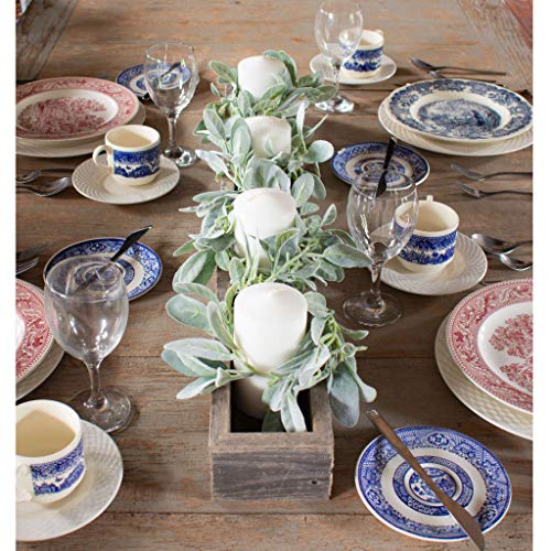 BARNWOODUSA Rustic Centerpiece Barnwood Box | Dining Room Table Decorations for Home Décor | Coffe Table Décor | Planter Box | Fireplace Mantel Farmhouse Ornament | 35.5" L