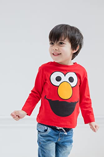 Sesame Street Elmo Toddler Boys 2 Pack Long Sleeve T-Shirts 2T