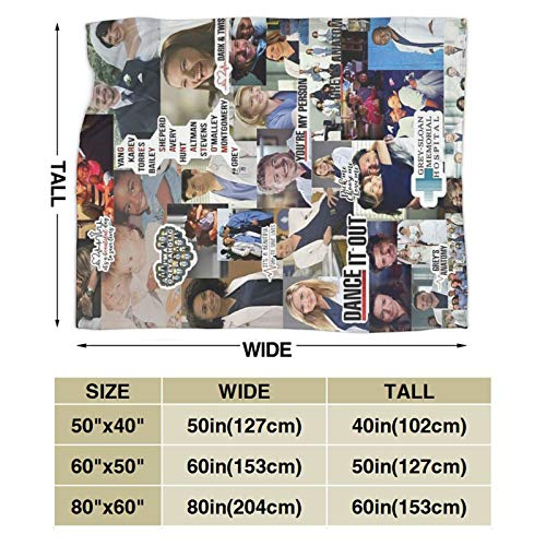 Ultra-Soft Micro Fleece Blanket Microfiber Blanket, Luxury Blanket for Bedding Sofa and Travel 60"x 50"