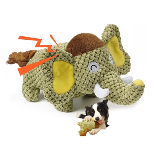Squeaky Dog Toys Durable Dog Plush Toys for Aggressive Chewers, Dog Chew Toys for Small Medium and Large Breed, Puppy Teething Pet Training and Entertaining, Durable Dog Toys