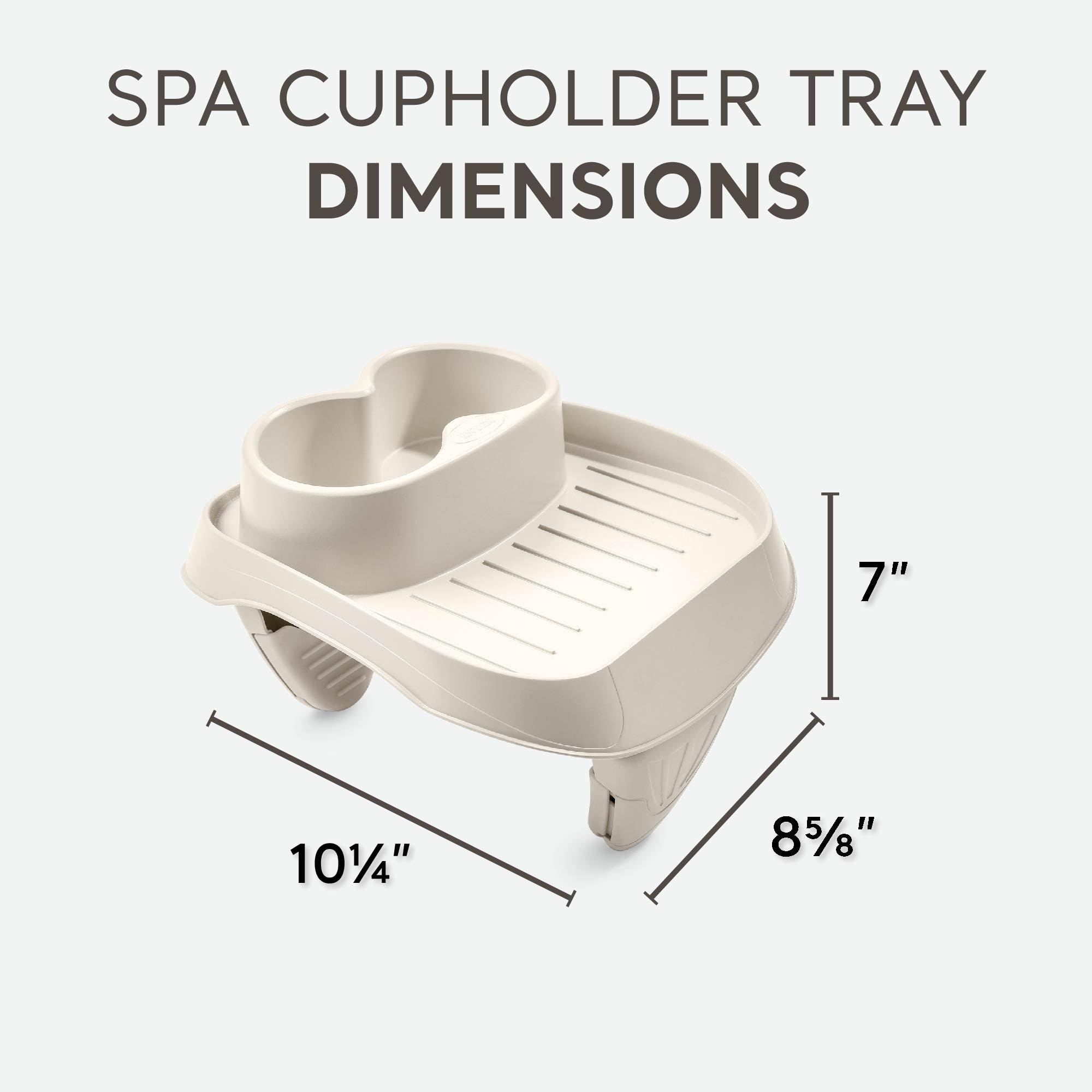 Intex PureSpa Cup Holder, Holds 2 Standard Size Beverage Containers and Refreshments