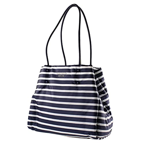 Kate Spade New York Everything Puffy Sailing Stripe Large Tote Squid Ink Multi One Size