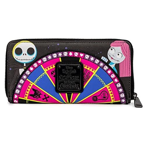 Loungefly Licensed Nightmare Before Christmas Oogie Boogie Metal Zip Around Wallet