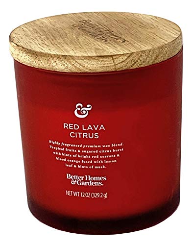 Better Homes and Gardens 12oz Scented Candle, Red Lava Citrus 2-Pack