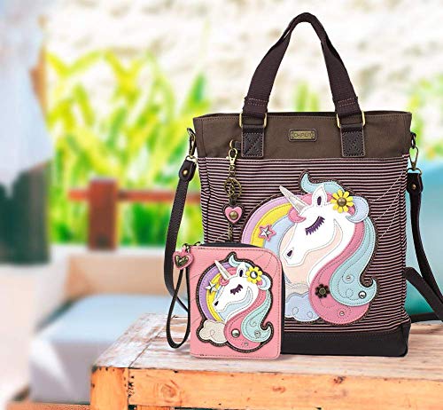 CHALA Work Tote with Zip Around Wallet (Unicorn)
