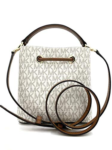 Michael Kors Suri Small Bucket Shoulder Bag (Vanilla PVC)