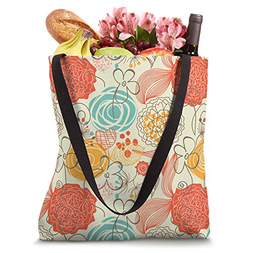 Pioneer Country Farm For Woman Vintage Turquoise Floral Tote Bag