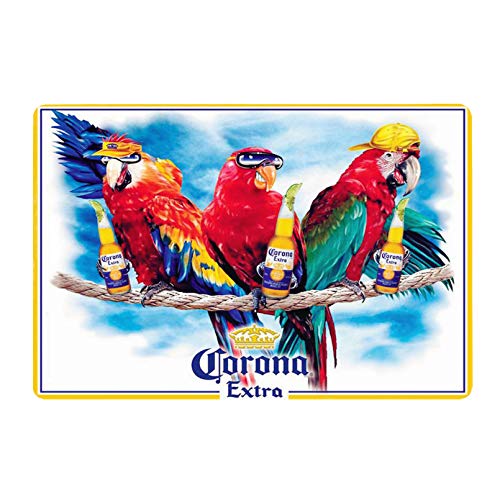 Super durable Tin Sign Vintage Corona Beer Cave Bar Decoration Corona Tin Sign 8x12 Inch