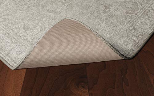 Brumlow MILLS Georgiana Traditional Distressed Floral Print Pattern Home Indoor Area Rug for Living Room Decor, Dining, Kitchen Rug, or Bedroom Mat, 30" x 46", Neutral