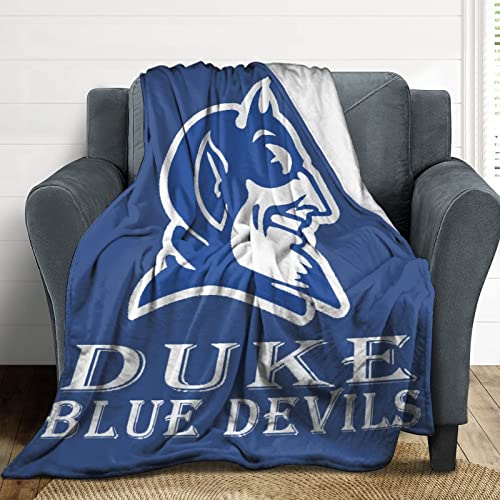 Alexyuk Flannel Fleece Velvet Plush Throw Blanket Anti-Static Fuzzy Soft Warm Blanket Microfiber (60"x80", Blue)