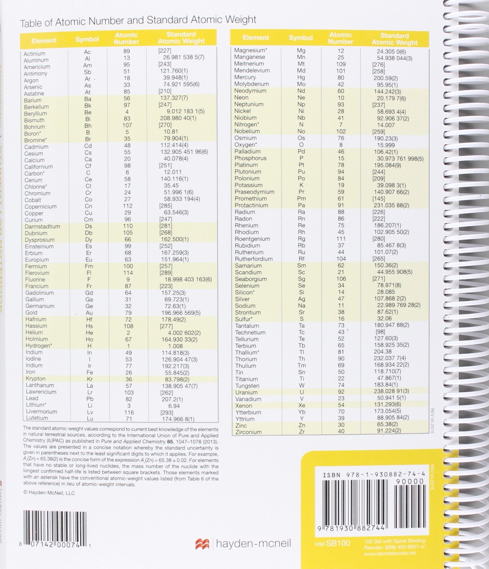 Student Lab Notebook: 100 Spiral Bound duplicate pages(Package may vary)