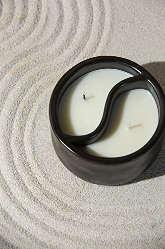 Paddywax Candles YY1002Z Yin & Yang Collection Scented Candle, 11-Ounce, Black - Palo Santo | Cade