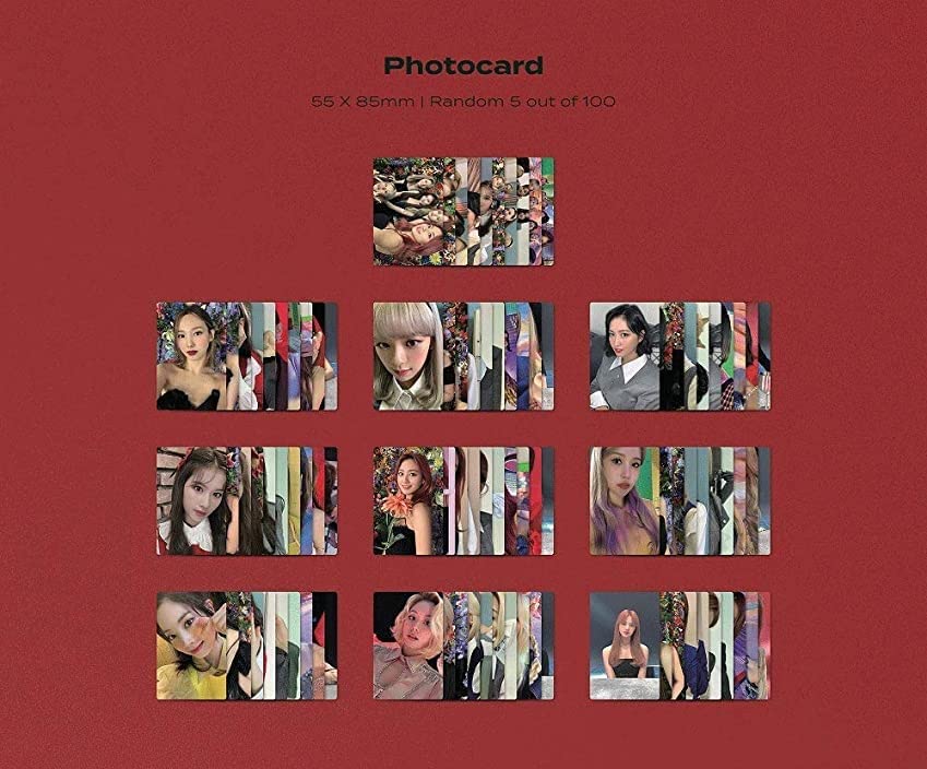 JYP TWICE - Eyes wide open (Vol.2) Album+Folded Poster+Extra Photocards Set (Retro ver.) JYPK1006