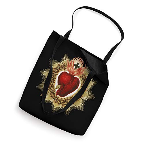 Sacred Heart of Jesus Art Christ Vintage Catholic Blessing Tote Bag
