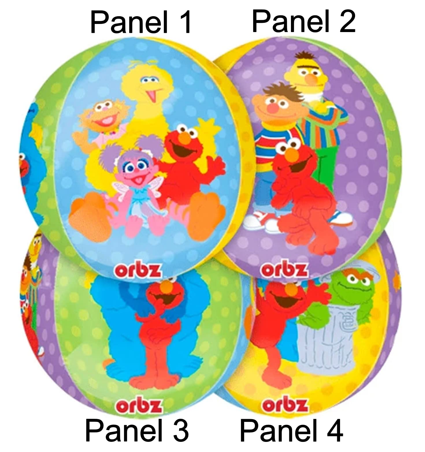 Anagram Elmo and Friends Birthday Party Supplies 13pc Balloon Bouquet Decorations