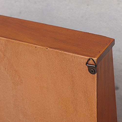 Tauzveok Decorative Shelf Wall Porch bar Restaurant Cafe Wall Hanging Creative Wall Hanging Wall Decoration,Brown