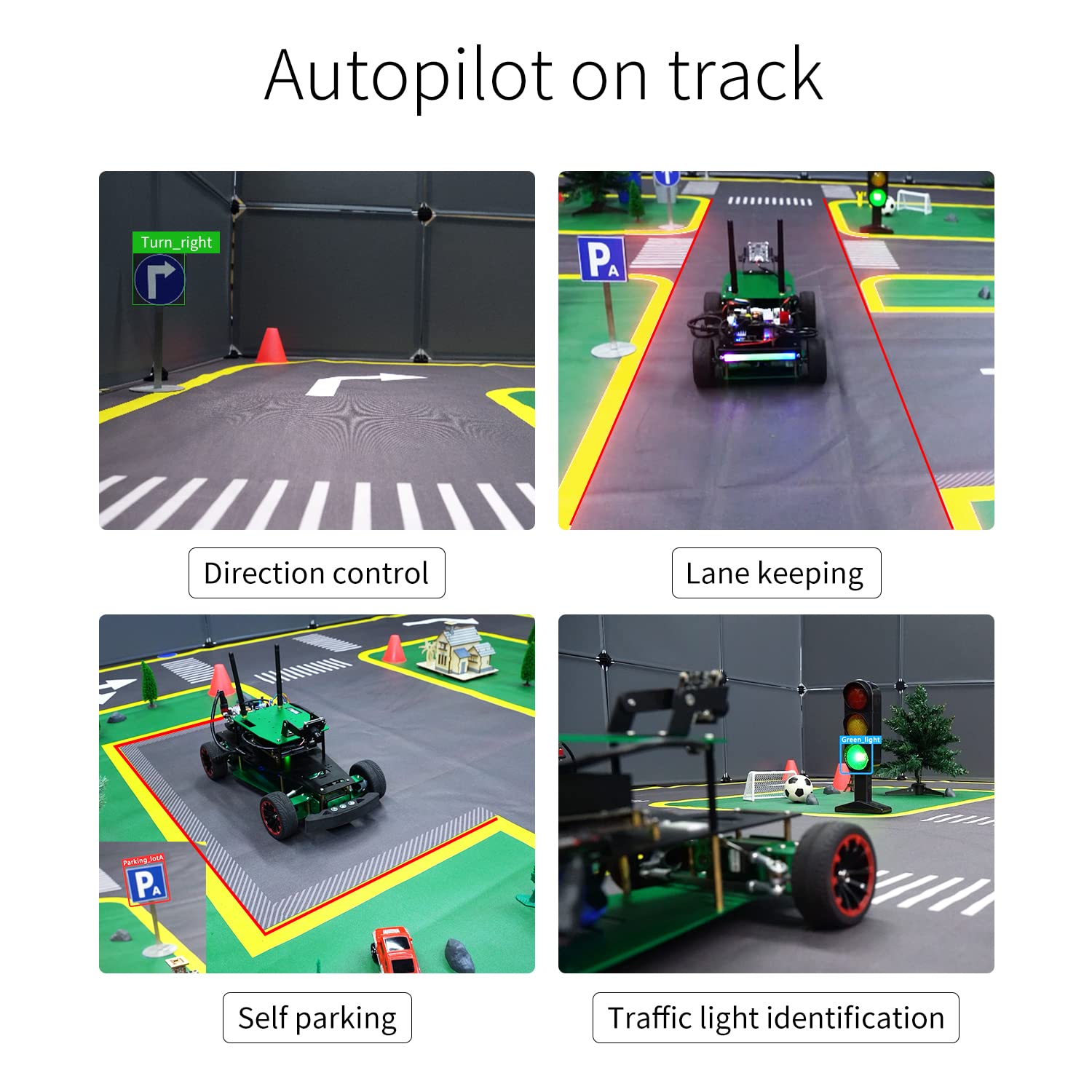 Yahboom AI Robotic Car Chassis kit Autopilot Training Ackerman Structure Learning Teaching Research Python Programming ROS Adults (R2L Standard Ver without Jetson Nano)