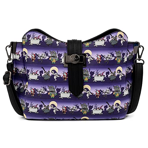 Loungefly Nightmare Before Christmas Halloween Line Crossbody Bag