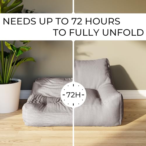 Soft Memory Foam Bean Bag Chair for Toddlers - Fits Any Nursery or Living Room