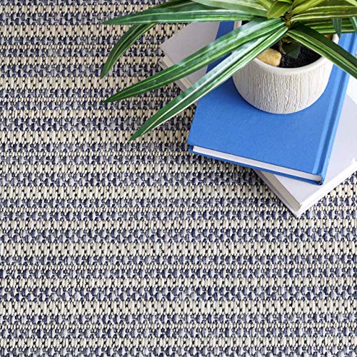 nuLOOM Charter Bordered Solid Indoor/Outdoor Area Rug, 6' 7" x 9', Light Grey