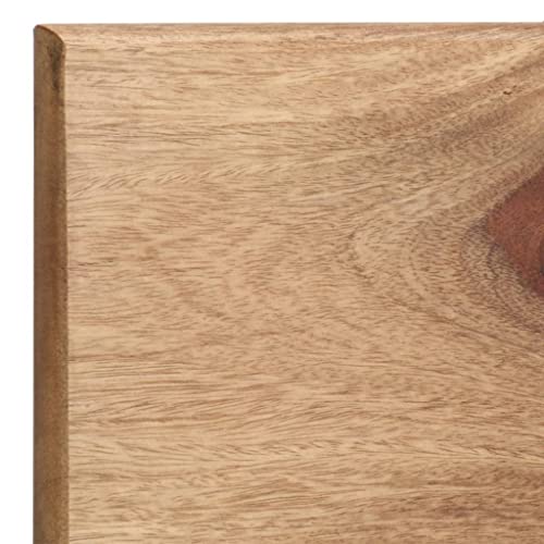 vidaXL 2X Solid Sheesham Wood Wall Shelves Heavy Duty Natural Grain Floating Storage Rack Wall-Mounted Shelf Plank66.5