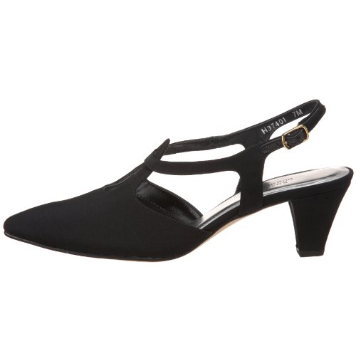 Ros Hommerson Women's Prize Pump,Black Micro/Leather Outsole,9.5 N US