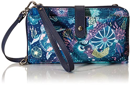 Sakroots womens Women's Eco-twill crossbody, Royal Blue Seascape, One Size US