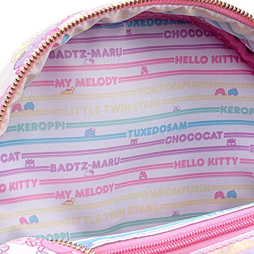 Loungefly Sanrio Hello Kitty Kawaii Convertible Double Strap Shoulder Bag Handbag Purse