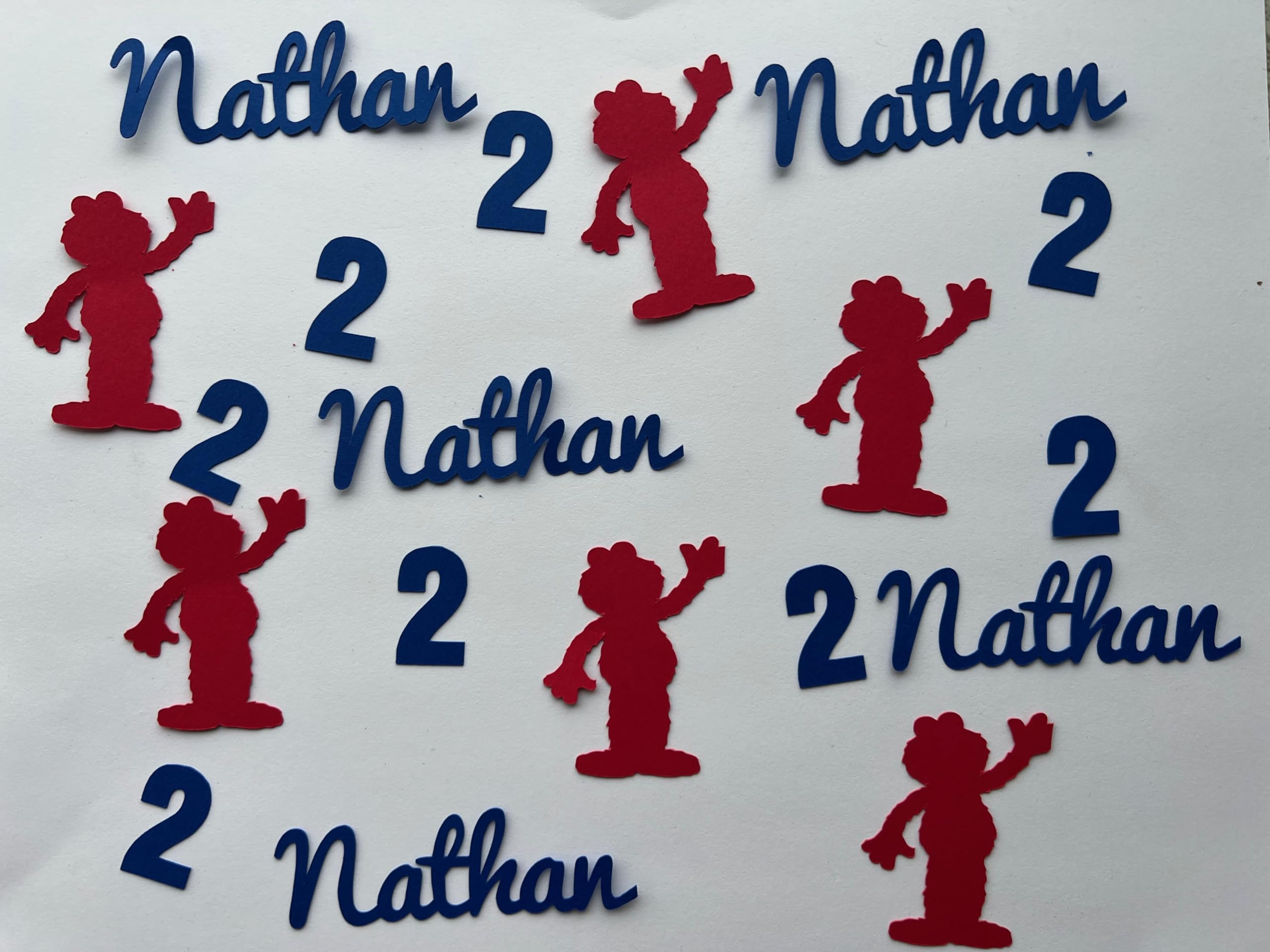 Personalized Elmo Birthday Confetti