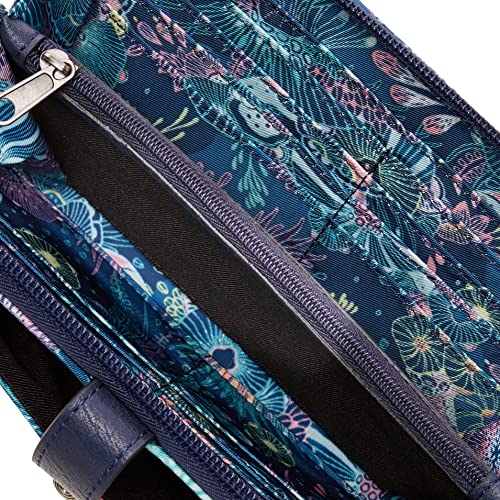 Sakroots womens Women's Eco-twill crossbody, Royal Blue Seascape, One Size US