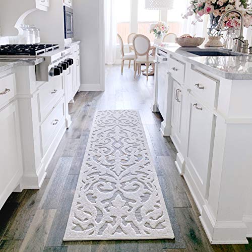 Orian Ladybird Runner, 1'11" x 6', Light Grey