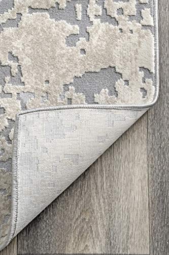 nuLOOM Abstract Contemporary Motto Area Rug, 4' x 6', Beige