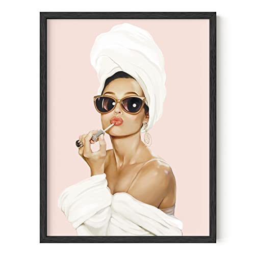 HAUS AND HUES Audrey Hepburn Wall Art Vogue Wall Decor Audrey Hepburn Poster Hollywood Wall Art Audrey Hepburn Decor, Vogue Prints, Fashion Wall Decor, Vintage Vogue Posters (12" x 16" UNFRAMED)