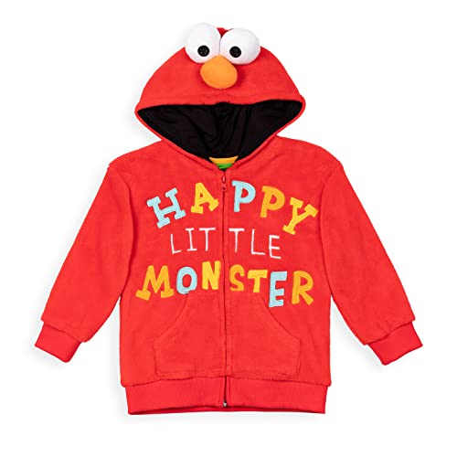Sesame Street Elmo Infant Baby Boys Zip Up Hoodie 18 Months