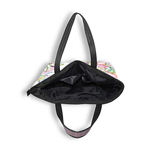 Spring Hummingbird Birds Flowers Handbags and Purse for Women Tote Bag Large Capacity Top Handle Shopper Shoulder Bag