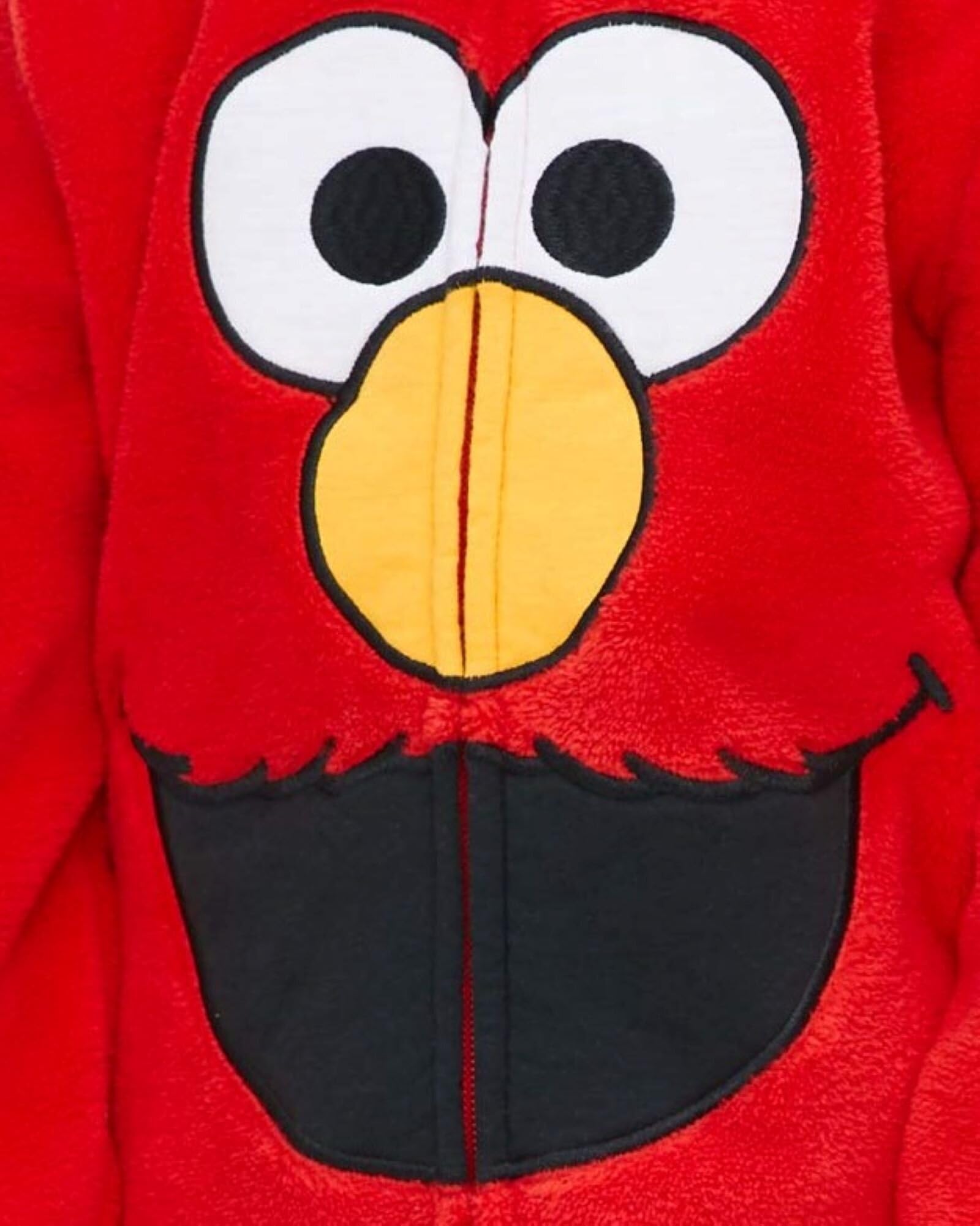 Sesame Street Elmo Toddler Boys Zip-Up Costume Hoodie Elmo 2T